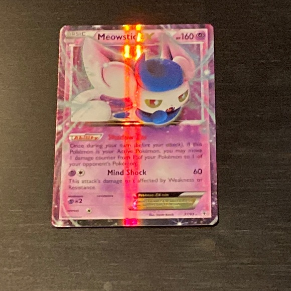 Pokemon | Toys | Meowstic Ex Pokmon Card It Is In Good Condition I Am ...